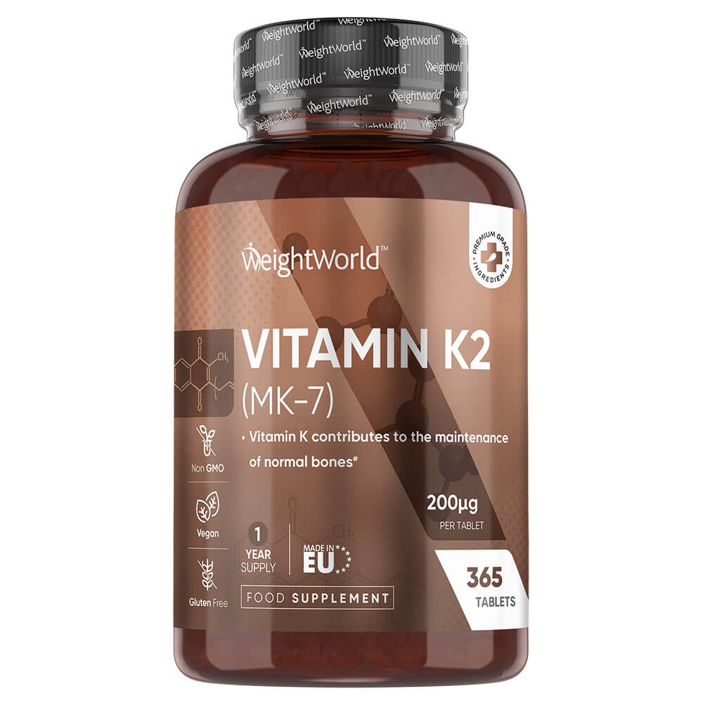 Köp Vitamin K2 200 mg, 365 tabletter | För starkare skelett